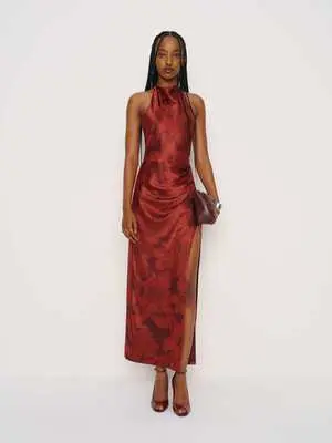 Women's Silk Midi Cocktail Dresses