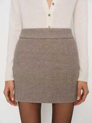 REFORMATION Roxy Mid Waist A-line Mini Skirt