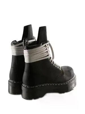 Rick Owens Quad Sole Steel Toe Combat Boots