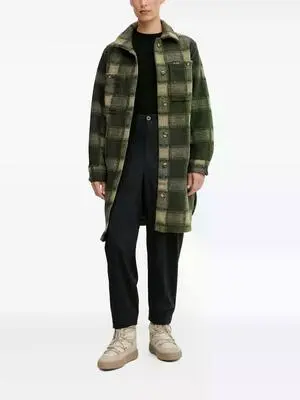Columbia Check-patterned Coat