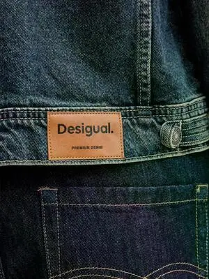 Desigual Embroidered Denim Jacket