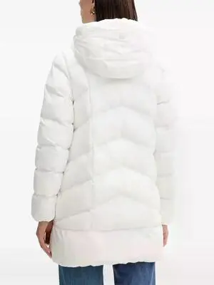 Geox Hooded Quilted Coat