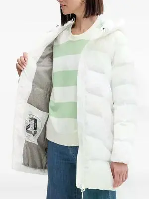 Geox Hooded Quilted Coat