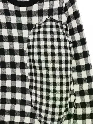 Comme Des Garçons Checked Jumper