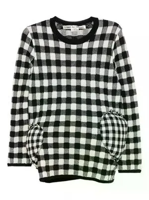 COMME DES GARÇONS Checked Jumper