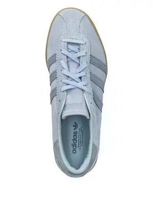 Adidas Three-stripe Lace-up Sneakers - Blue
