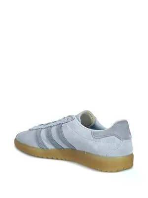 Adidas Three-stripe Lace-up Sneakers - Blue