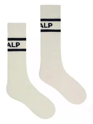 Fusalp Stripe-detail Logo-jacquard Socks