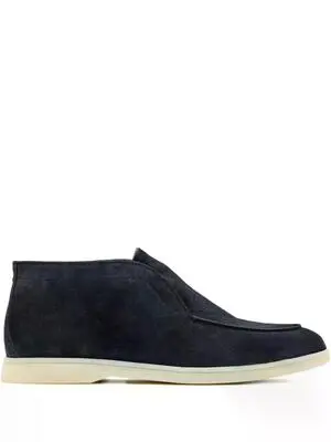 FORSA Suede Slip-on Boots - Blue