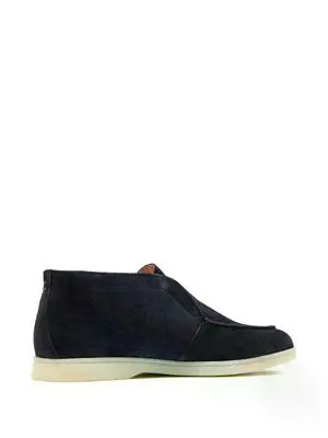 FORSA Suede Slip-on Boots - Blue