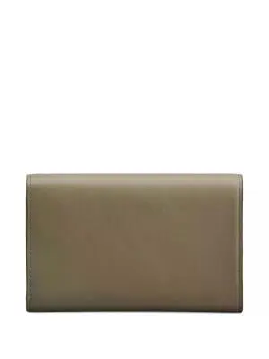 TOD'S Metallic-bar Tri-fold Wallet - Brown
