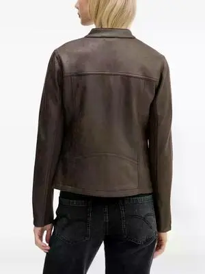 Desigual Zip-fastening Jacket - Brown