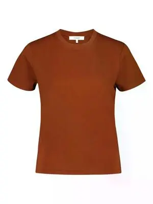 FRAME Short-sleeve Cotton T-shirt - Brown