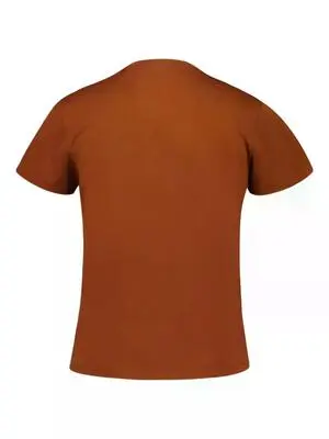 FRAME Short-sleeve Cotton T-shirt - Brown
