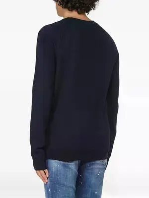 Dsquared2 V-insert Tag Sweater - Blue