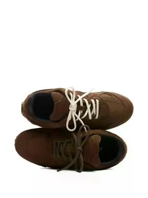 Axel Arigato Slow Runner Layered Suede Sneakers - Brown
