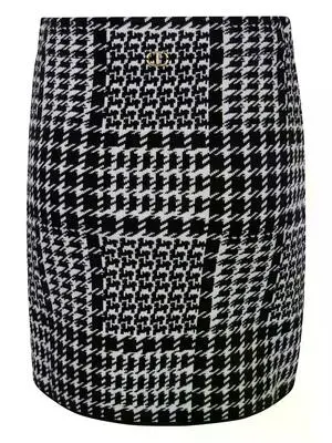 TWINSET Houndstooth Mini Skirt