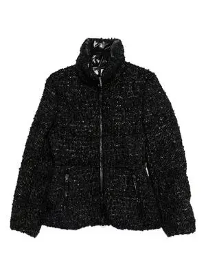 Moncler Zip-fastening Tweed Jacket