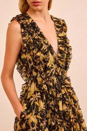 Ulla Johnson Aida Cascading Ruffle Gown