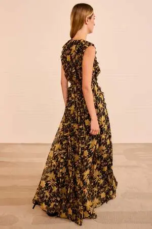 Ulla Johnson Aida Cascading Ruffle Gown