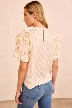 Ulla Johnson Opal Puff Sleeve Top