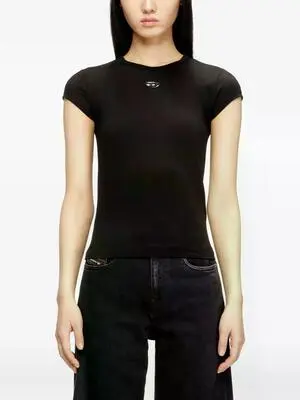 DIESEL® Logo-embroidered T-shirt