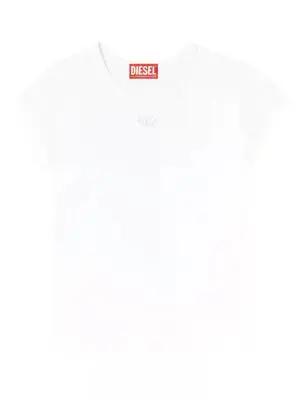 DIESEL Logo-embroidered T-shirt - White