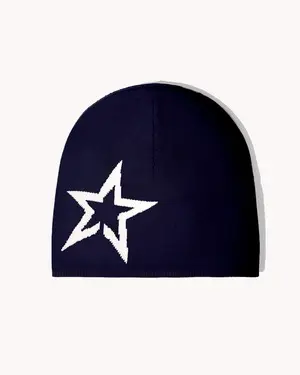 Perfect Moment Logo Star Beanie - Navy