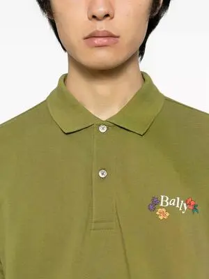 Bally Logo Cotton Polo Shirt