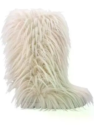 Goldbergh Faux-fur Boots - Neutrals