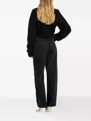 ROTATE BY BIRGER CHRISTENSEN V-neck Cardigan - Black