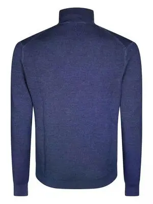 Tagliatore Long-sleeved Turtleneck Ribbed Sweater