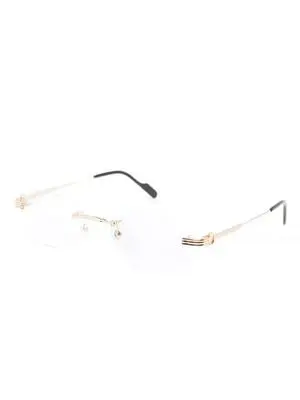 CARTIER Square-frame Rimless Glasses