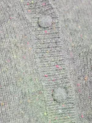 FRAME Long-sleeve Cashmere Cardigan - Grey
