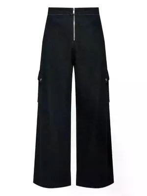 JIL SANDER Zip-fastening Wool Blend Trousers