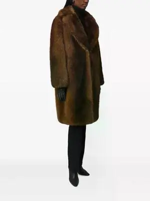 Apparis Steffi Notch-lapel Coat - Brown