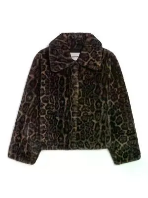 Apparis Leopard-print Jacket - Brown