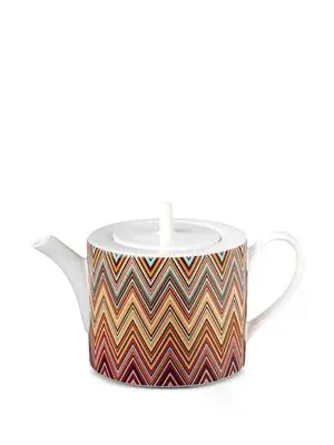 Missoni Zigzag Teapot - White