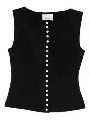 REFORMATION Julie Top - Black