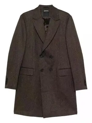 Zegna Cashmere Double-breasted Coat
