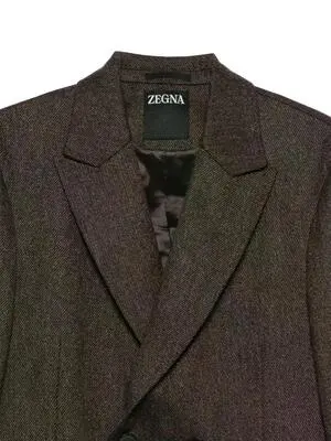 Zegna Cashmere Double-breasted Coat