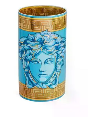 Versace Medusa Amplified Coin Vase - Blue