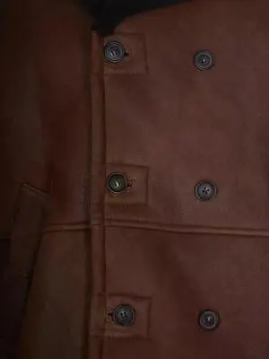 DFOUR Buttoned Leather Jacket
