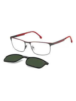Carrera Eyewear Rectangular Clip-on Sunglasses