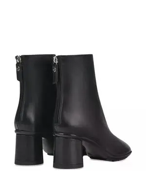 Agl 60mm Curvy Cylindrical-heel Leather Boots