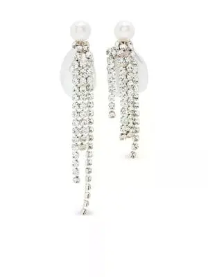 Completedworks Baroque Dangle Earrings - White
