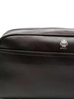 Bally Logo Leather Clutch