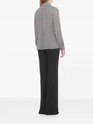 Elisabetta Franchi Patterned Tie Shirt