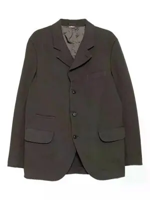 Comme Des Garçons Single-breasted Jacket - Green