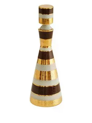 Jonathan Adler Striped Chroma Small Decanter - Gold